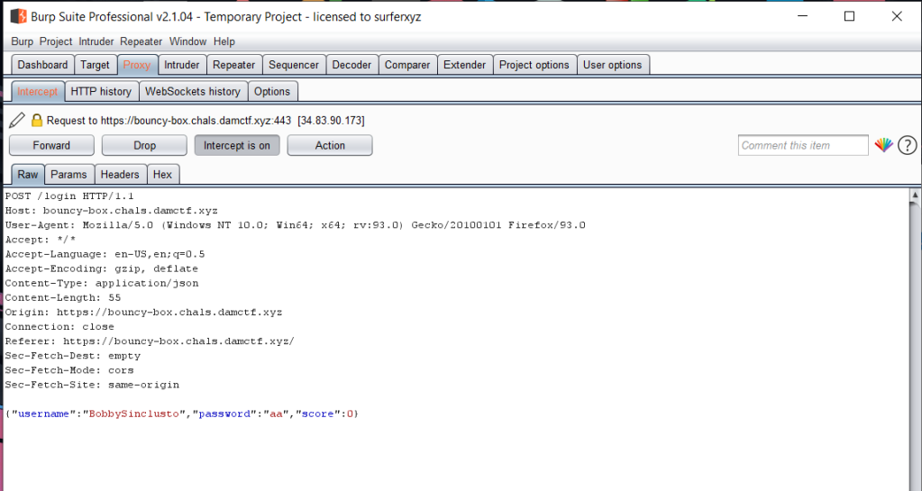 [Write-up] DamCTF 2021: web/bouncy-box – Nhat Truong Blog