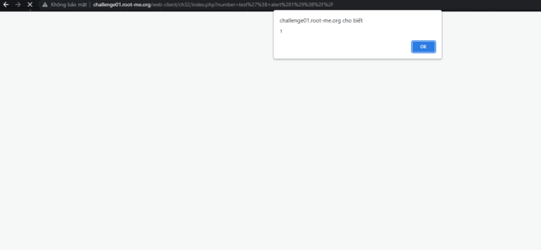 [Write-Up] – Rootme [XSS challenge] – Nhat Truong Blog